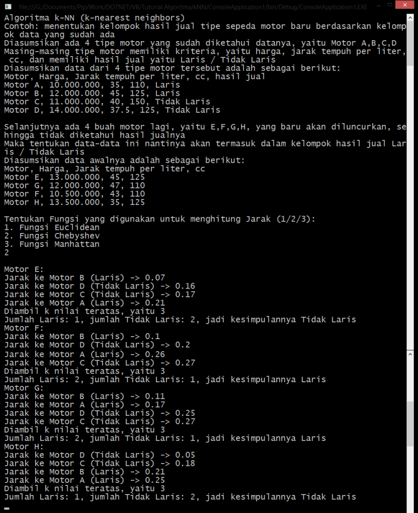 Algoritma k-NN (k-Nearest Neighbors) - Pip Tools